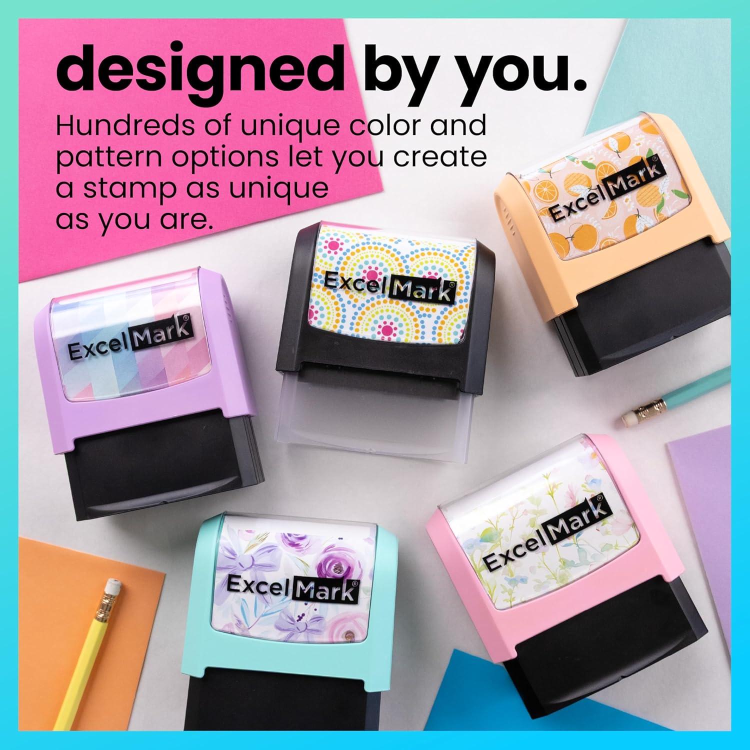 ExcelMark Personalized Return Address Stamp – Customize Your Address ...